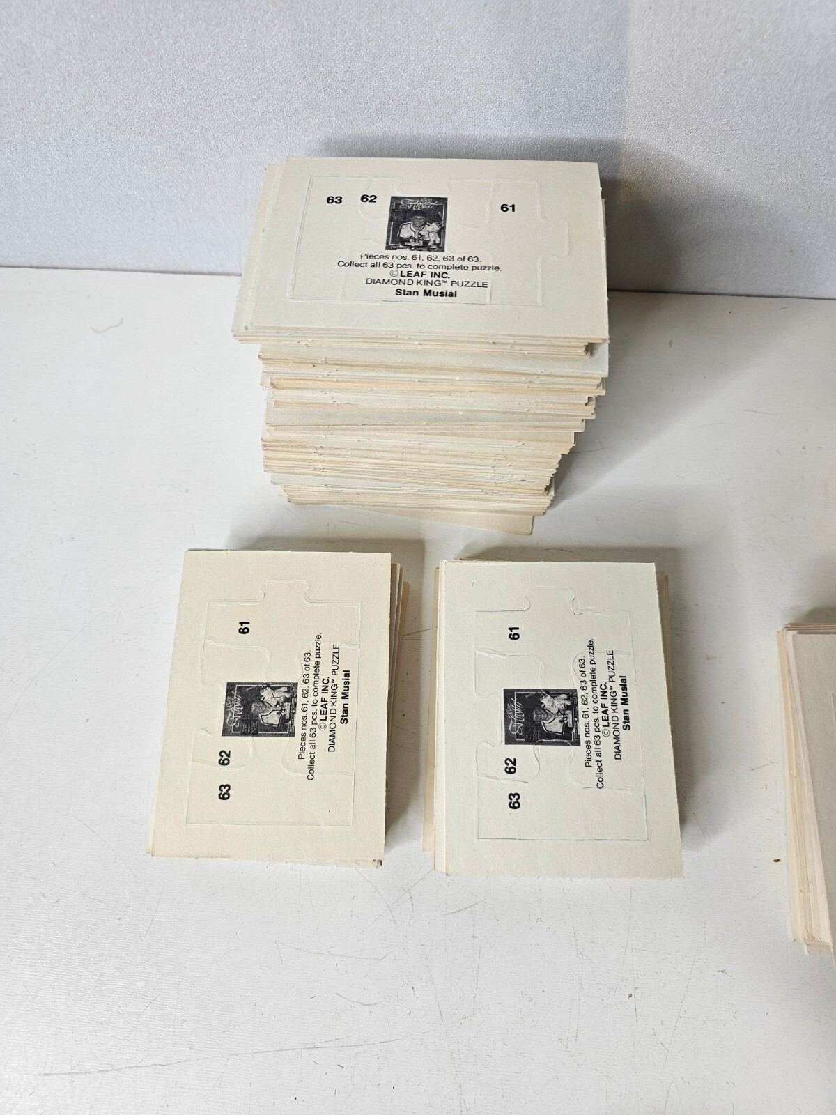 Stan Musial Carl Yastrzemski Puzzle Cards Donruss Diamond King Leaf 4 ...