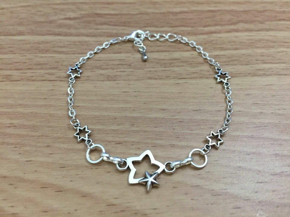 (1) Bracelet Women Fashion Delicate Stylish Charm Silver Chain Design | eBay