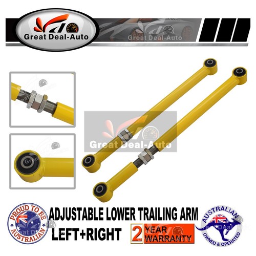 Pair Adjustable Lower Trailing Arms for Toyota Landcruiser 80 105 ...
