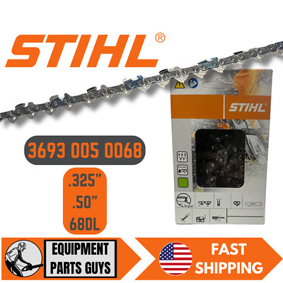 STIHL CHAINSAW CHAIN .325 .50 GAUGE 68DL 3693 005 0068 AGRESSIVE | eBay