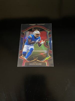 Jason Moore 2020 Select Concourse Maroon Prizm Die Cut RC Chargers 78 ...