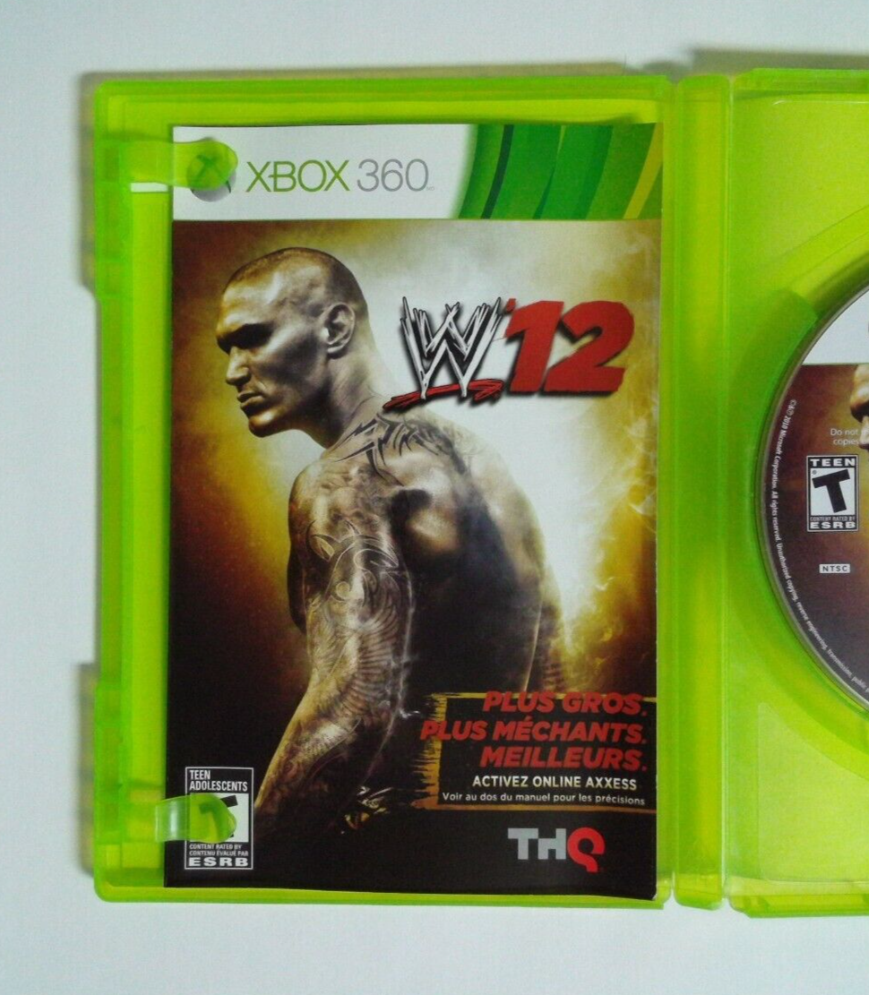 WWE' 12 - XBOX 360 COMPLETE Acceptable | eBay