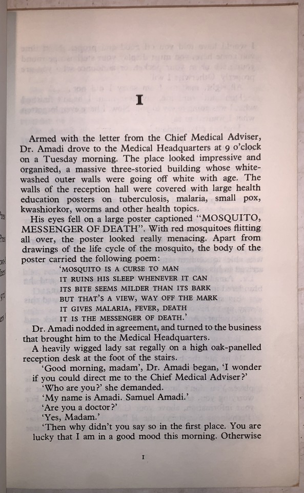 Autografato, Dr.AMADI'S Postings, Da Anezi Okoro ,1974,1st, Nigeriano ...