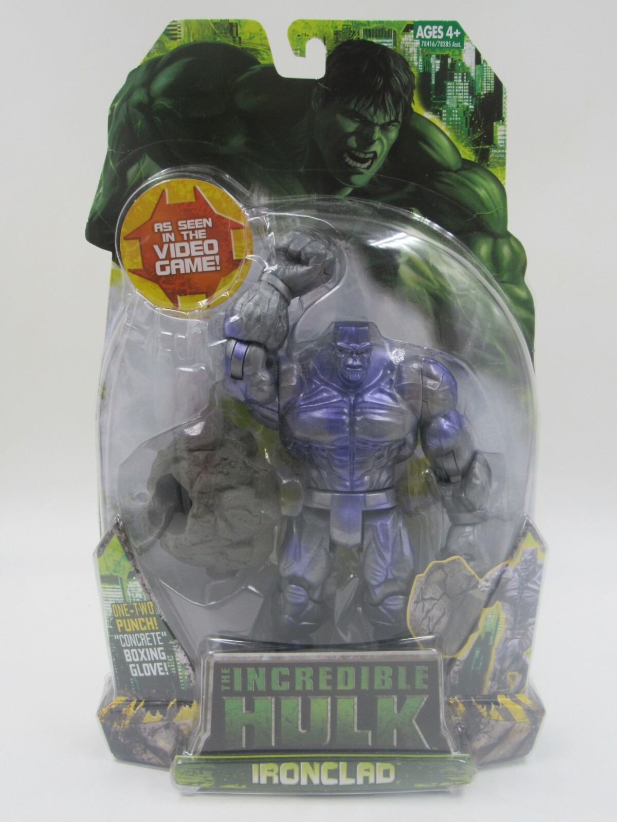 The Incredible Hulk Ironclad Action Figure Concrete Boxing Glove Hasbro ...