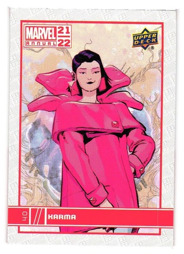 Karma No.40 21-22 Marvel Annual Upper Deck Card | eBay