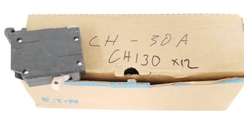 LOT OF 12 CUTLER HAMMER CH130 CIRCUIT BREAKERS CLASS CTL, TYPE CH, 120 ...