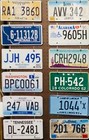 Large lot of 25 old colorful license plates - bulk - many states - low ...