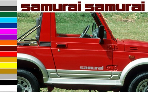 SUZUKI SAMURAI car body tuning vinyl Sticker Decal Graphic 2 stickers ...