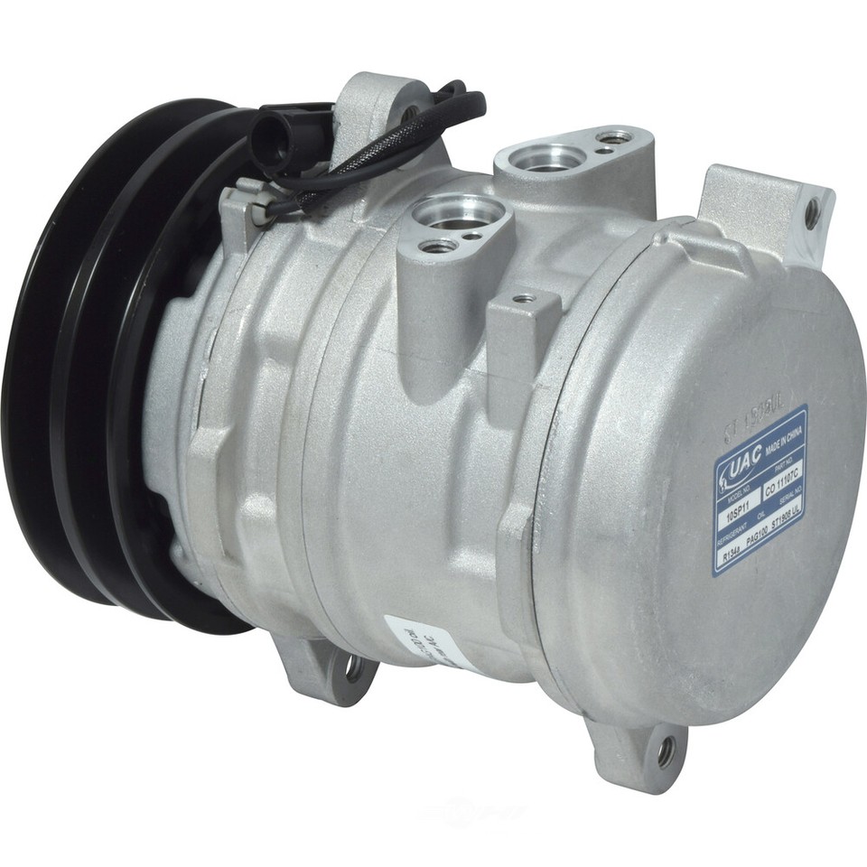 NEW AC COMPRESSOR KOMATSU PC75R-2, PC95R-2 EXCAVATOR, SKIDSTEER- 720975 ...