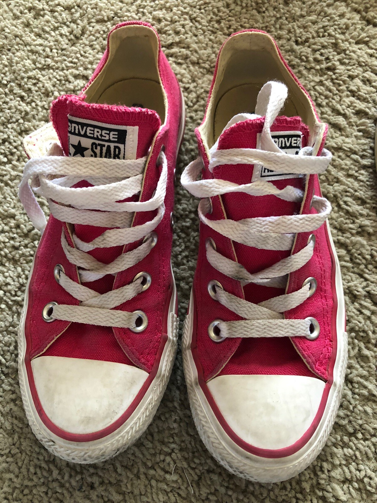 CONVERSE CHUCK TAYLOR Pink ALL STAR CANVAS SNEAKER Sh… - Gem
