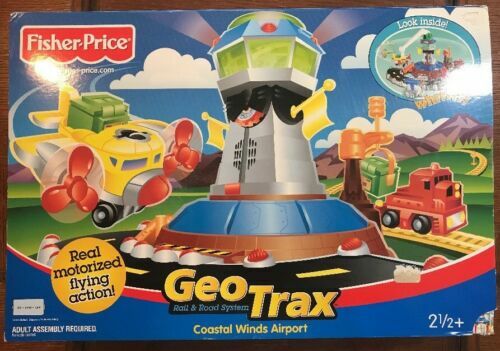GeoTrax Coastal Winds Airport Complete Set G5760 With Airplane for sale ...