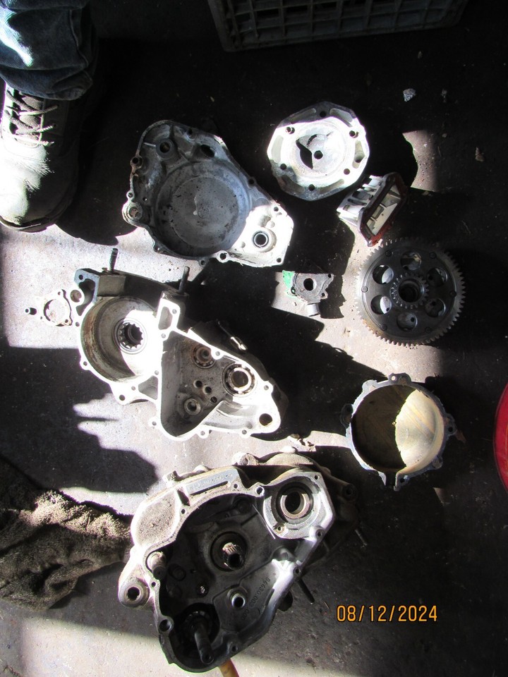 1985 ktm 250 engine motor cases crankcase transmission parts lot | eBay