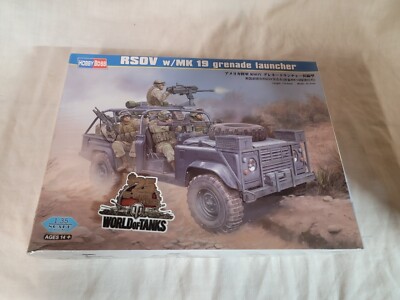 HobbyBoss 1/35 Model Military Vehicle Kit RSOV w' MK 19 Grenade ...
