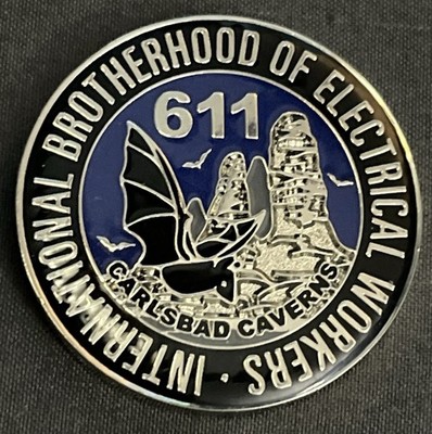 IBEW Local 611 Challenge Coin Albuquerque New Mexico Carls Bad Cavern ...