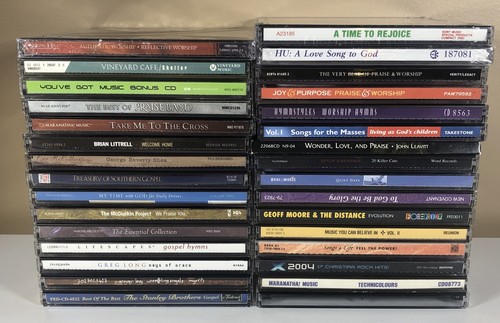 Lot of 31 MUSIC CDs Religious Christian Worship Rock Gospel Classic ...