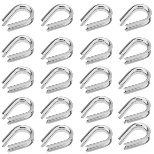 M10 Wire Rope Thimbles 3/8 Inch Stainless Steel Cable Rigging 20 PCS | eBay