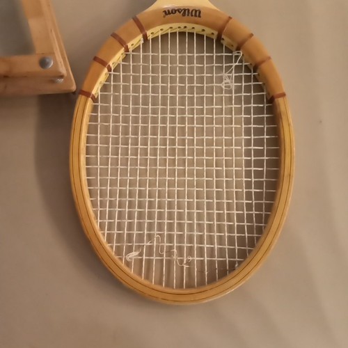 Wilson Jack Kramer Kramer Cup Wood Racket Speed Flex Fibre Face Vintage ...
