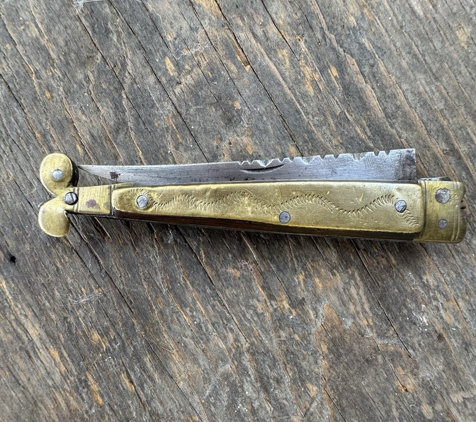 18th Century Rev War Era Fishtail Clasp Knife, Folding Jack Knife ...