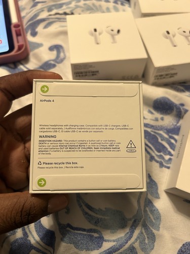 Apple AirPods (4th Gen) MXP63LL/A (A3050 A3053 A3058) Earbuds w ...