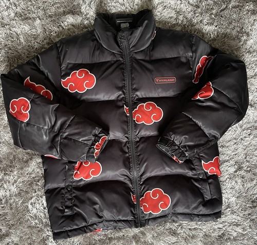 Naruto Shippuden Hypland Akatsuki Clouds Puffer Jacket Large | eBay