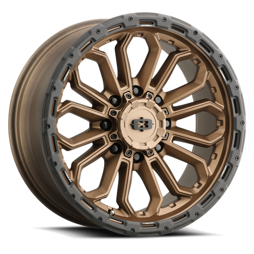 4 New 18x9 Vision 405 Korupt Satin Bronze 8x170 ET12 Wheels Rims | eBay
