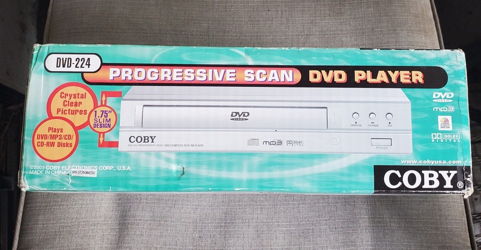 Coby DVD224 DVD Player 716829982242 | eBay
