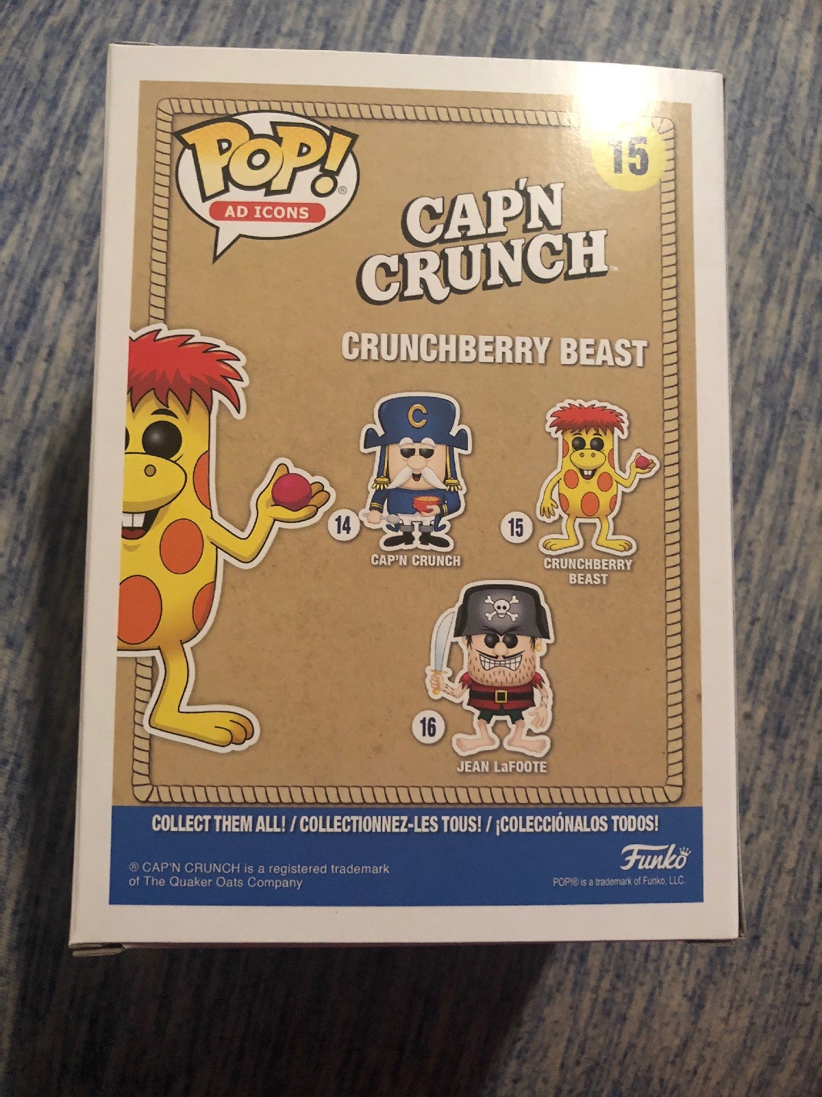 Funko Pop Ad Icons Crunchberry Beast 2018 SDCC SHARED Cap’n Crunch ...