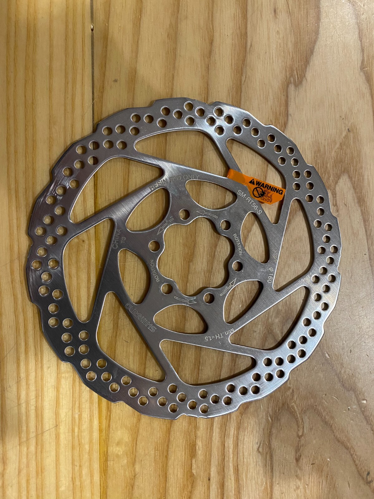 SHIMANO SM-RT56-S DISC BRAKE ROTOR, 160MM, 6-BOLT | eBay