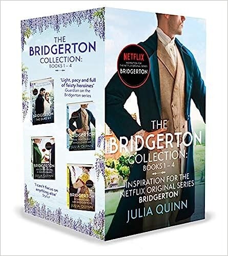 The Bridgerton Series Collection 4 BOOK BOXED SET - BRAND NEW EXPEDITED ...