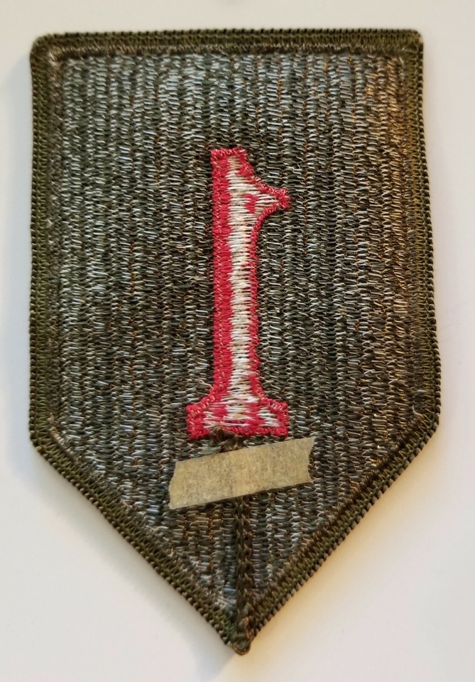 US ARMY 1ST INFANTRY DIVISION BIG RED ONE PATCH - US GOVERNMENT ISSUE ...