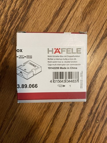 Hafele Loox LED Multi Switch Box Operating 1 Driver & 3 # 833.89.066 | eBay