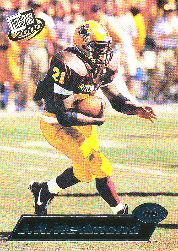 PRESS-PASS J.R. Redmond RC PATRIOTS RAIDERS ASU Arizona St SUN-DEVILS ...