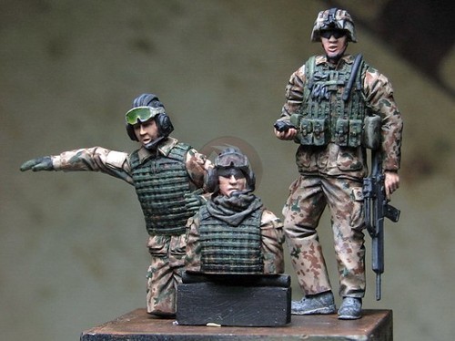 Djiti's 1/35 Bundeswehr Modern German AFV Tank Crew Soldiers (3 Figures ...