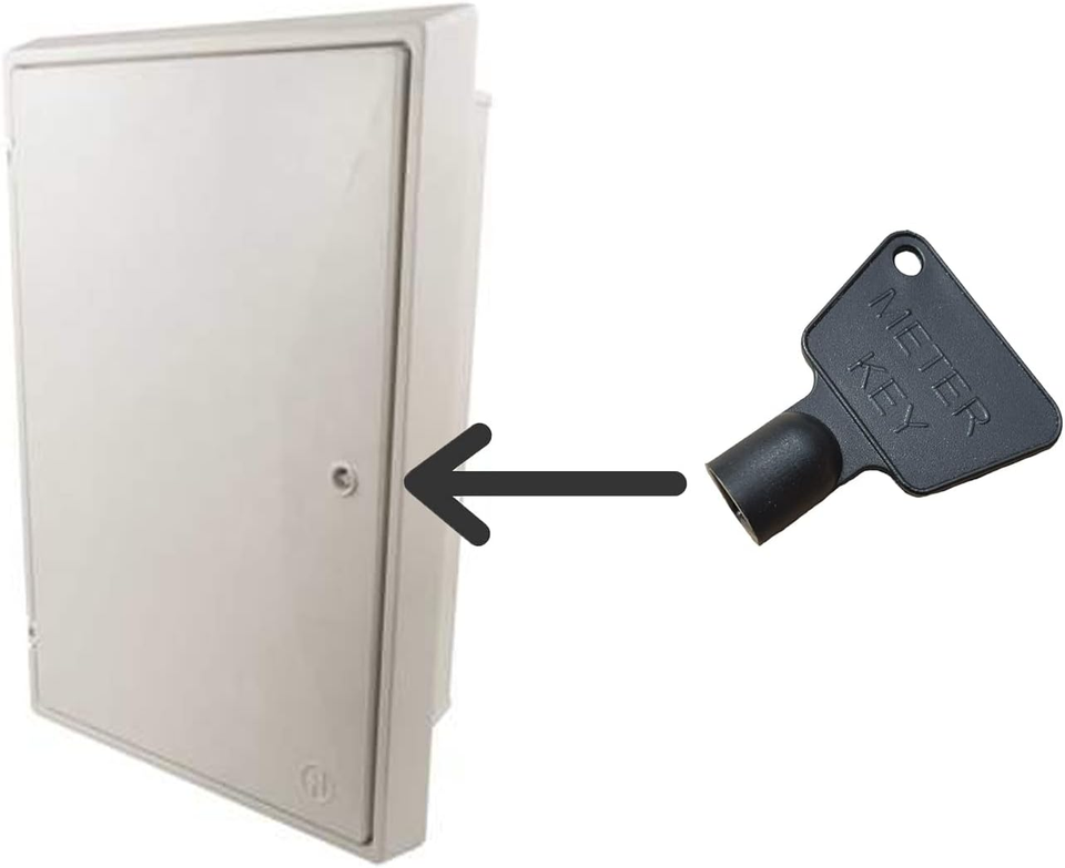 Gas Meter Box Key [4 Pack] - Triangle Key - Electric Box Key - Utility ...