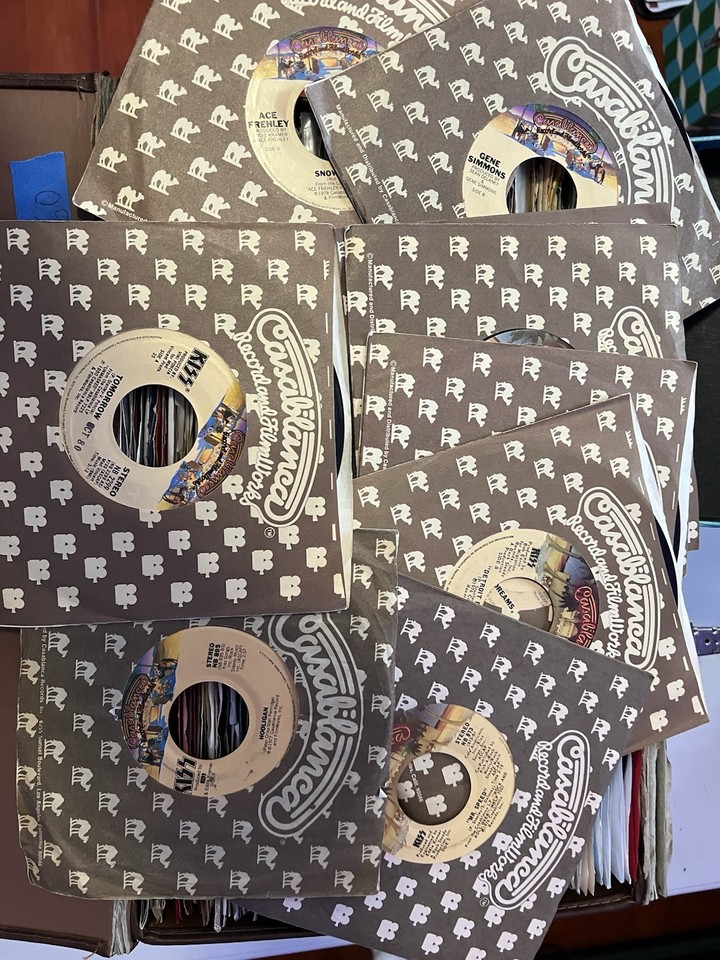 45 RPM Vinyl Record Singles Lot of 225 Various Artists VG to VG ...