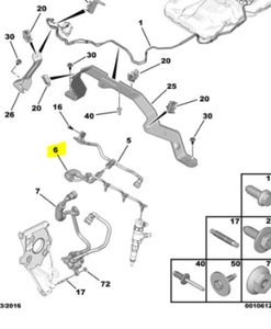 GENUINE CITROEN DISPATCH RETURN PIPE PART NUMBER 9823897880 | eBay