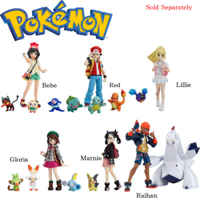 figma Pokémon TV Game Animation Action Figure Pokemon Red Lillie Max ...