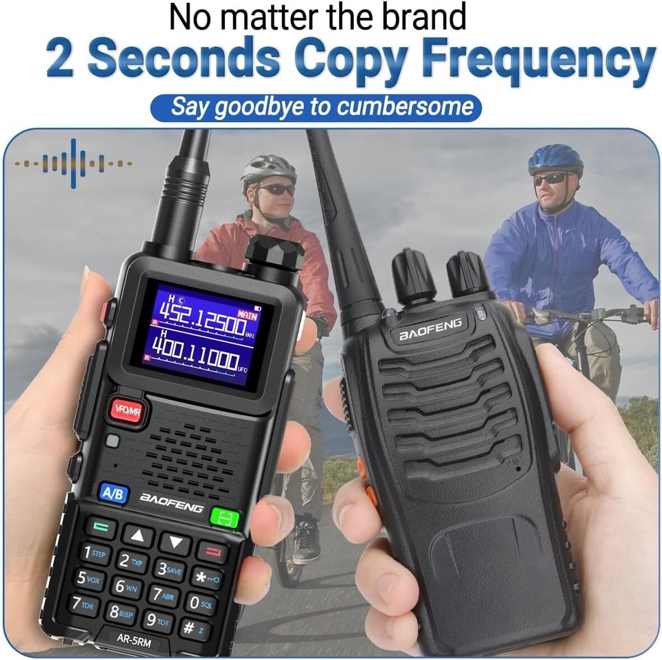 Police Fire Radio Scanner Handheld Transceiver Portable Antenna Dual ...