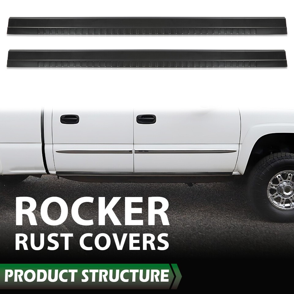 Rocker Panel Cover Fit For 99-06 Silverado Sierra Tahoe Suburban ...