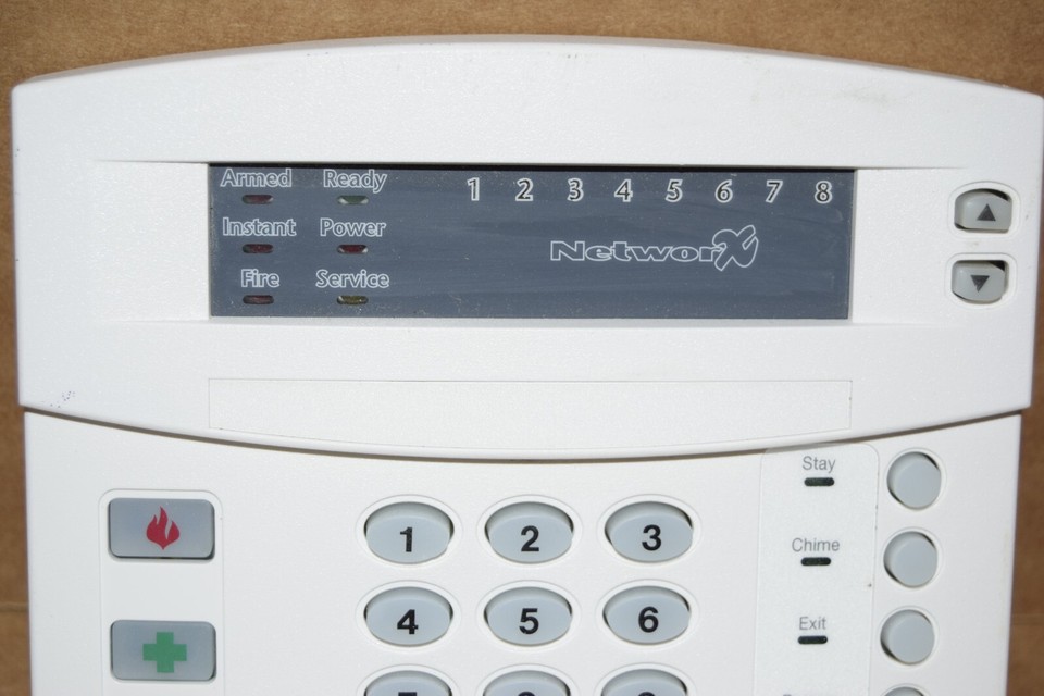 GE Networx Security Command Center Led Keypad S4018 | eBay