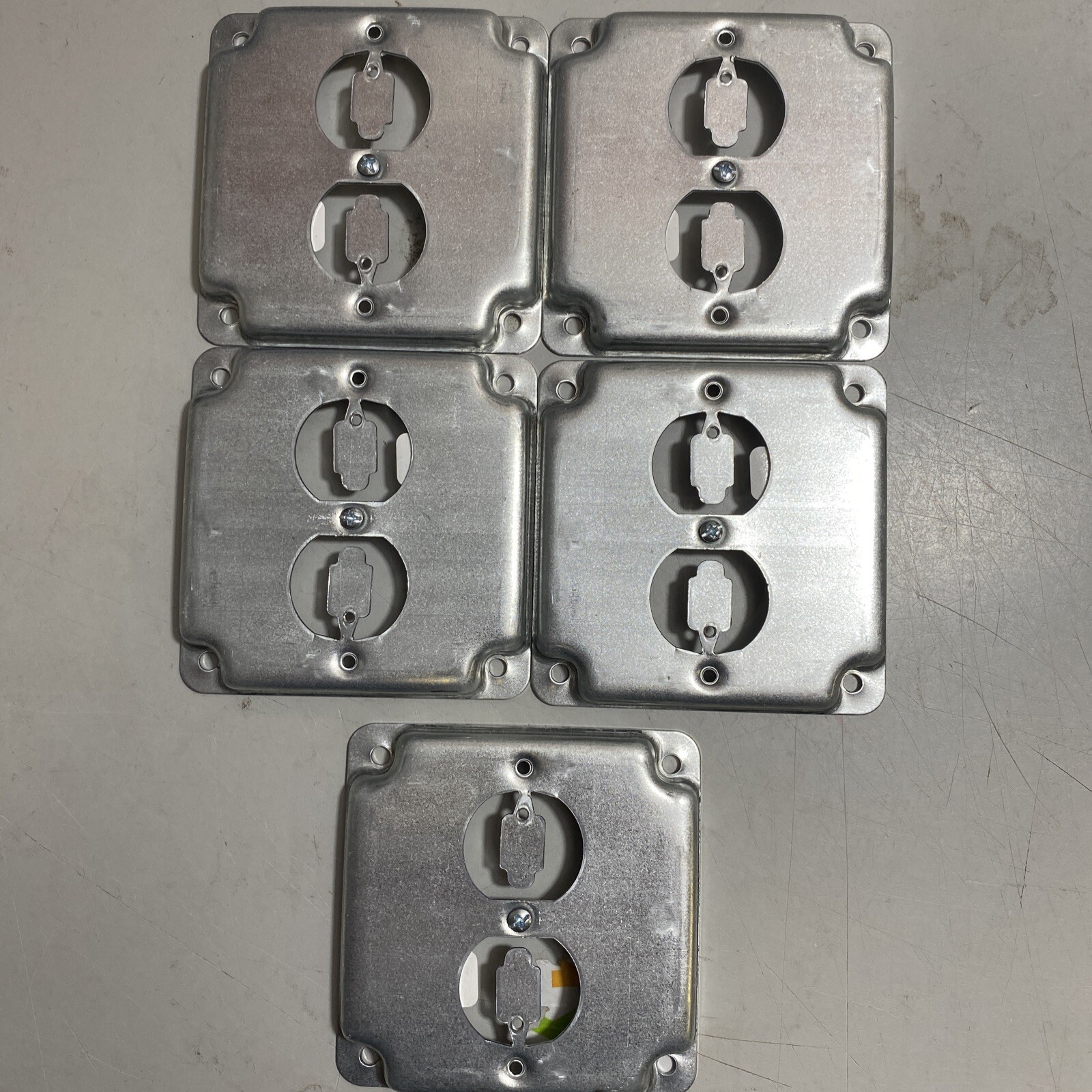 RS12 Steel City Duplex Receptacle Square Device Cover for sale online ...