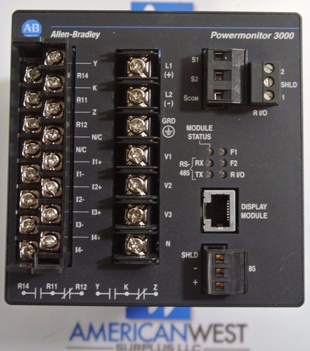 Allen Bradley 1404-M505A-RIO Ser A Base FRN: 2.45 Powermonitor 3000 | eBay