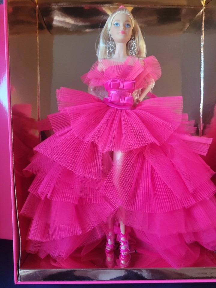 Barbie Signature Pink Collection Doll First in Series Silkstone GTJ76 ...