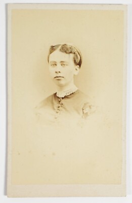CDV Lancaster PA 1870 Lovely Young Woman Frank Saylor & Co Studio Photo ...