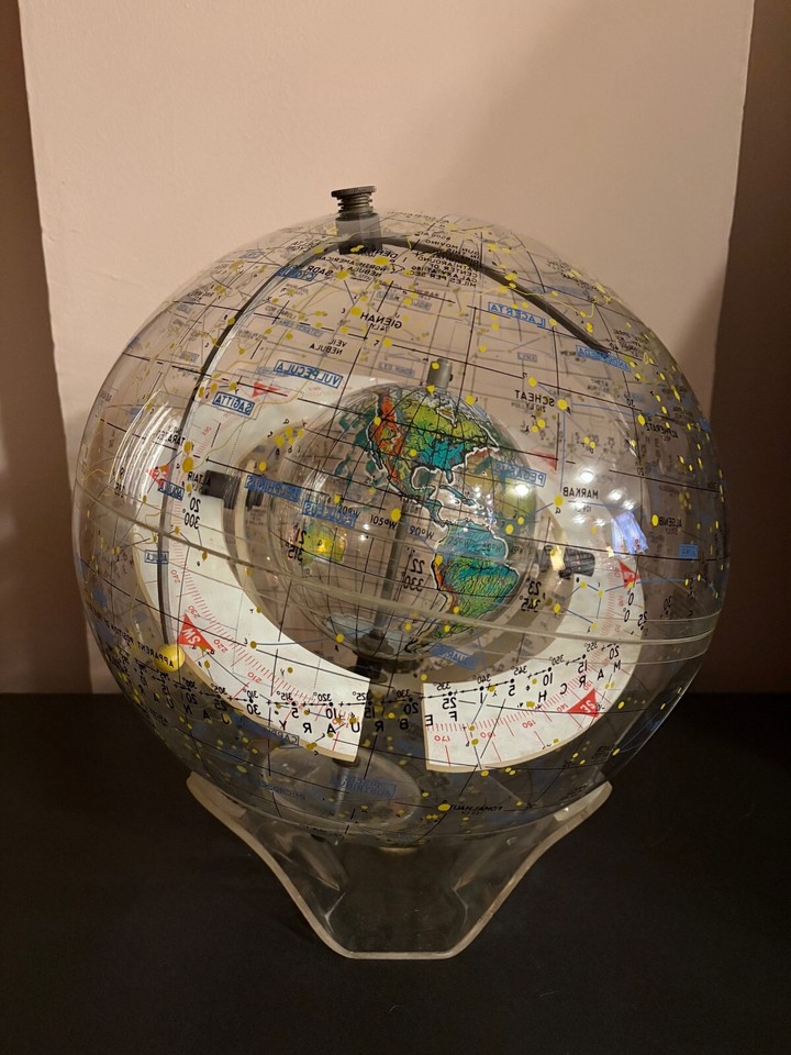 Vintage 1963 Robert Farquhar Transparent 14" Celestial Globe & Stand | eBay