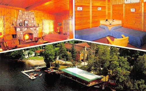 HALIBURTON Ontario Canada postcard County Bonnie View Inn interior ...