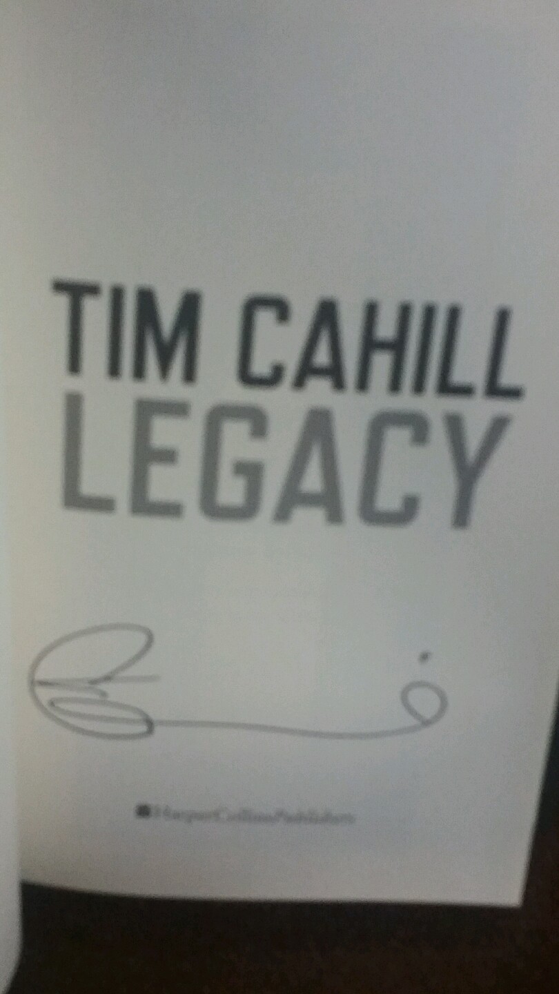 TIM CAHILL LEGACY SIGNED BOOK | eBay