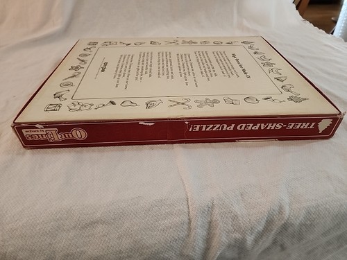 Springbok Hallmark Outlines Christmas TREE-SHAPED JIGSAW PUZZLE Over ...