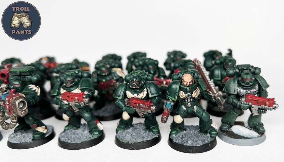Warhammer 40k - Dark Angels - 29 Tactical First Born Marines | eBay