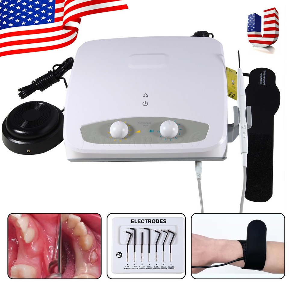 Dental Electro Electrosurgery Unit Machine High Frequency Electric 7pcs ...
